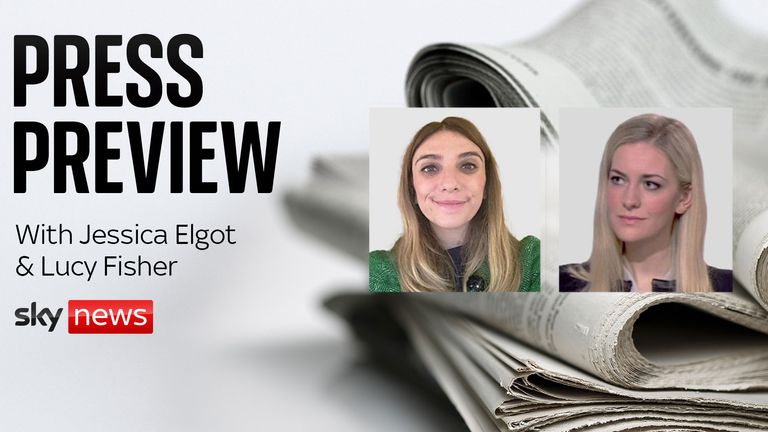 Press Preview: Wednesday's front pages | News UK Video News | Sky News