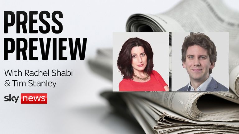 Press Preview: Sunday's front pages | News UK Video News | Sky News