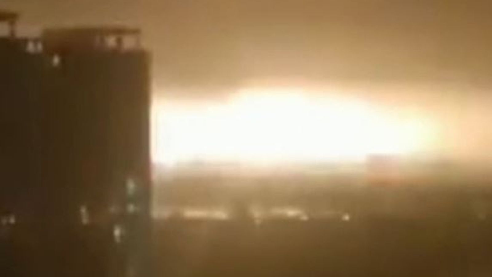 Ukraine invasion: Large explosions seen over Kyiv | World News | Sky News