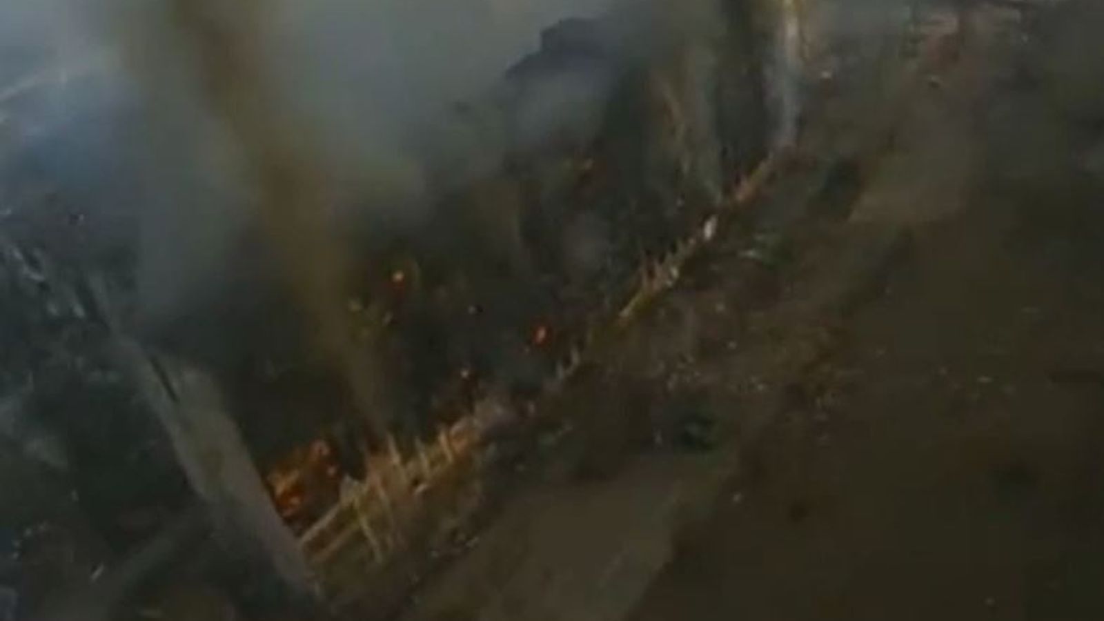 Ukraine war: Drone shows destruction in Mariupol | World News | Sky News