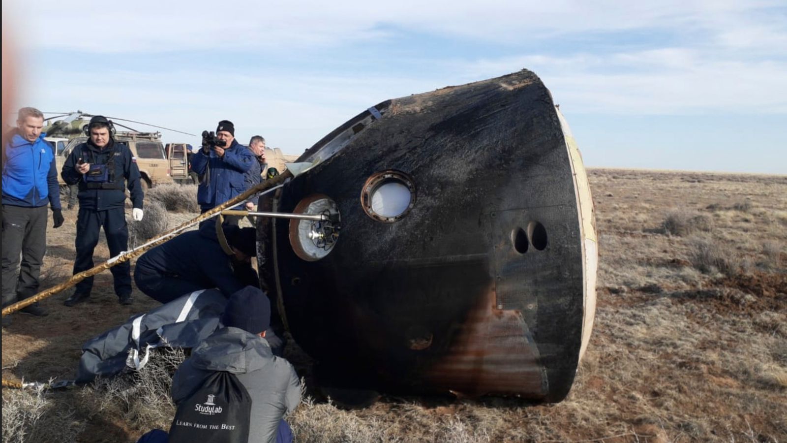 NASA astronaut's return aboard Russian capsule shows war on Earth hasn ...
