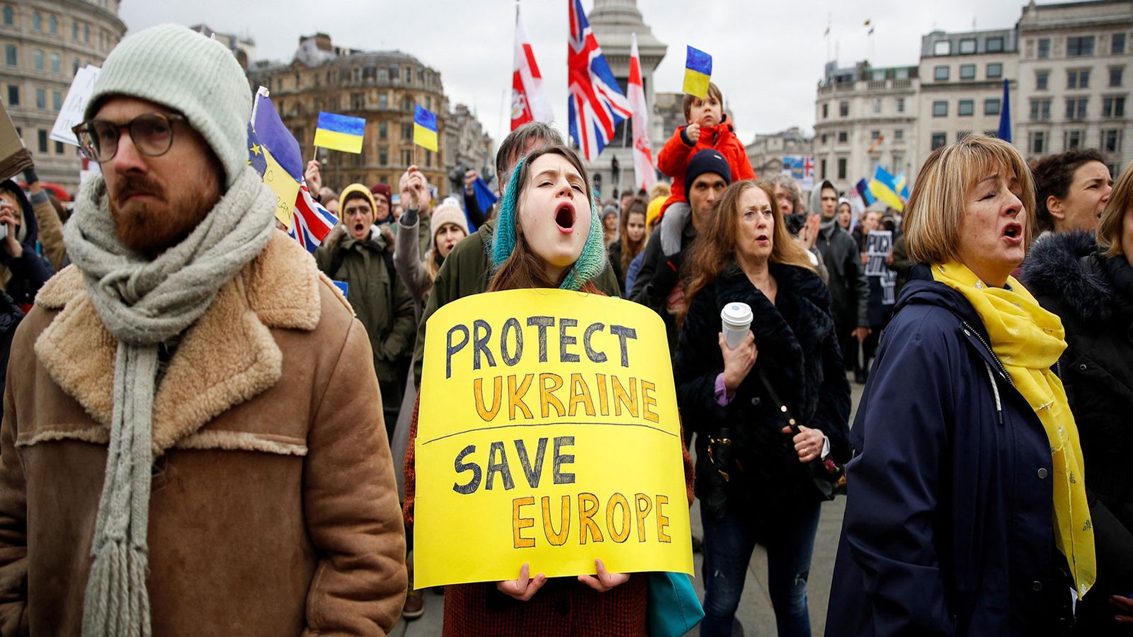 Protesters gather in the UK | News UK Video News | Sky News