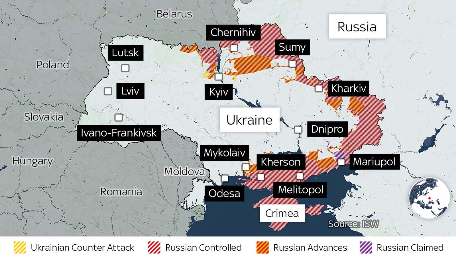 Ukraine invasion: Ferocious fighting for Izyum, the city that's like ...