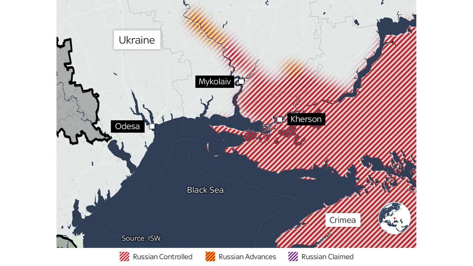 Russia's invasion of Ukraine mapped - what happened on day 14 | World ...
