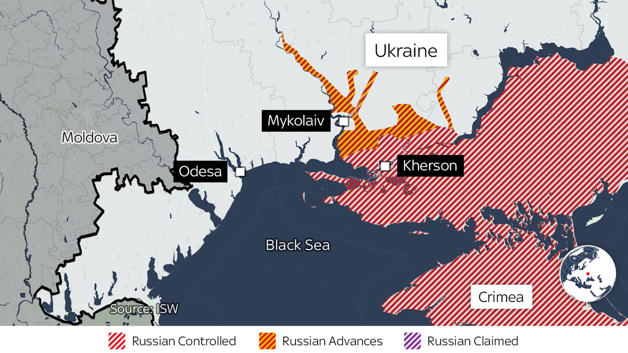 Ukraine war: Mykolaiv being shelled by Russian forces, regional ...