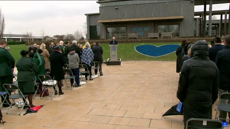 A minute silence for COVID pandemic | UK News | Sky News