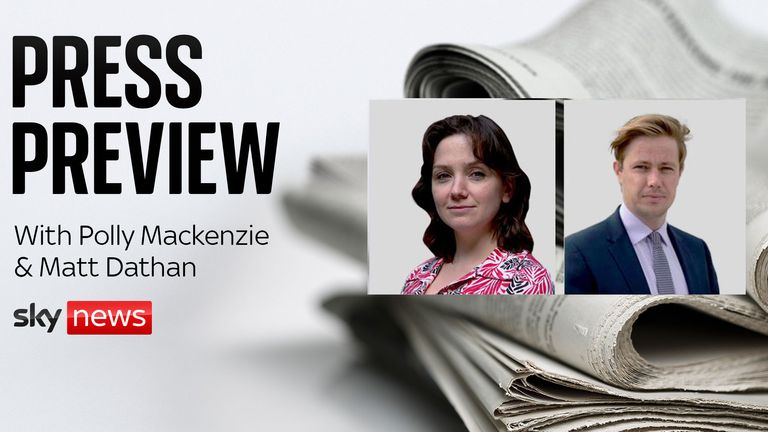 Saturday's Press Preview | UK News | Sky News