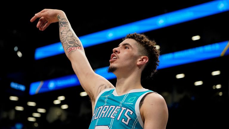 LaMelo Ball dazzles in crucial game against Nets | Video | Watch TV ...
