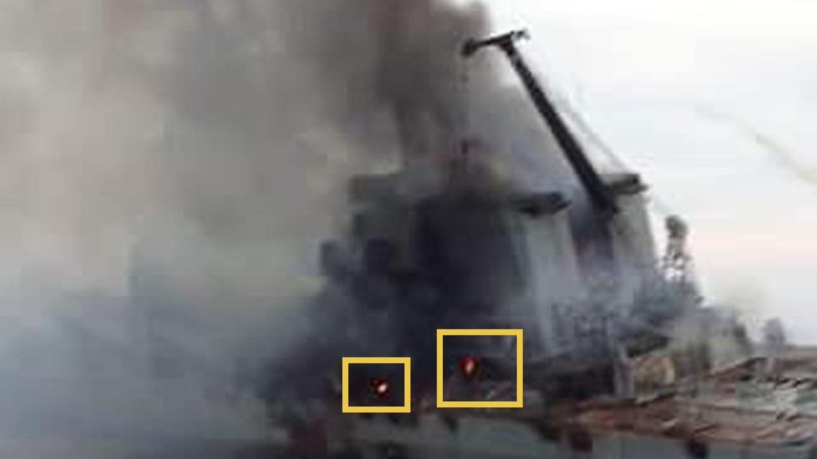 Ukraine war: Images of Russian warship Moskva before it sank emerge ...