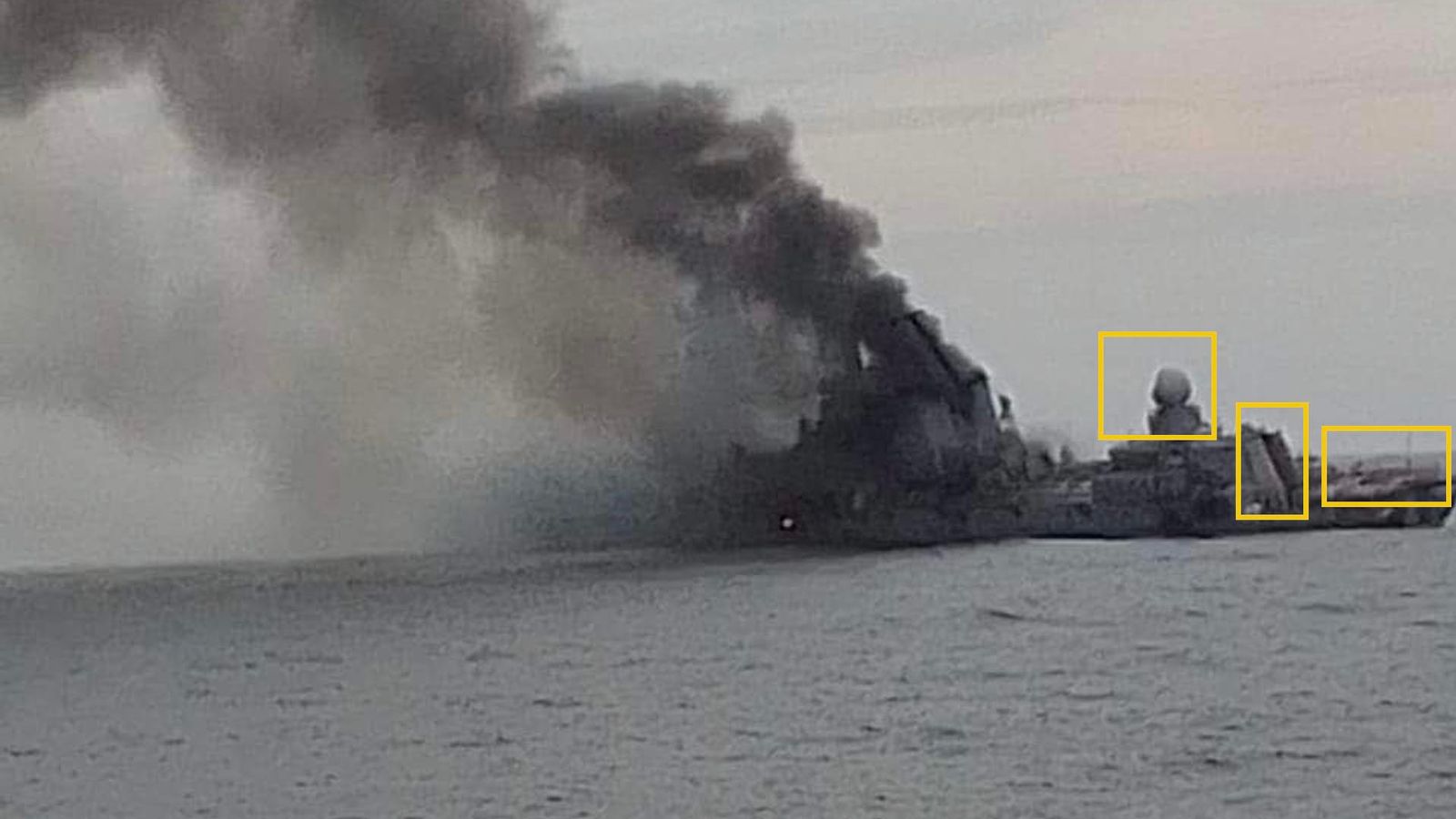 Ukraine war: Images of Russian warship Moskva before it sank emerge ...
