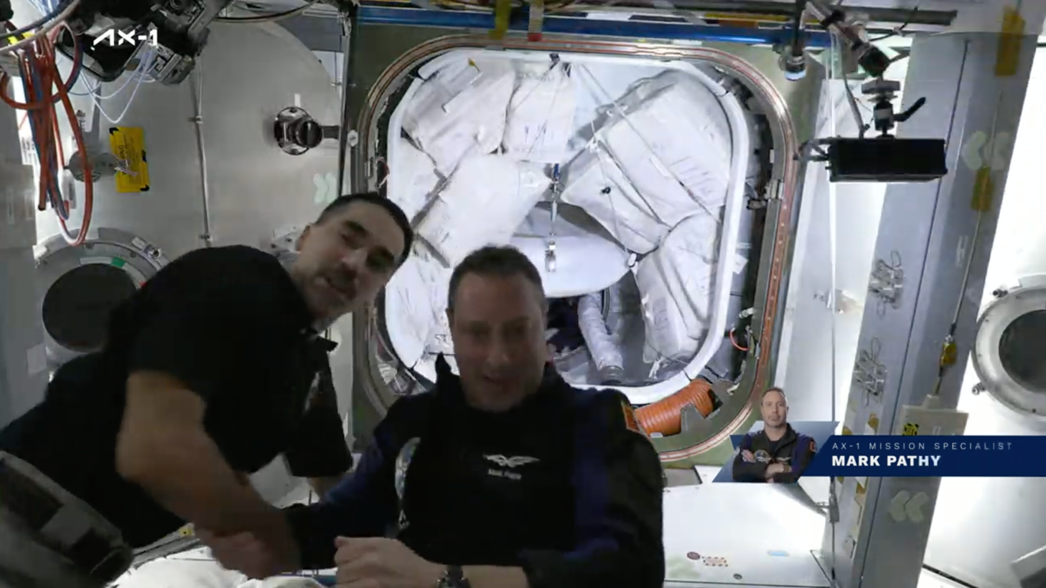 Millionaire space tourists welcomed aboard space station after paying ...