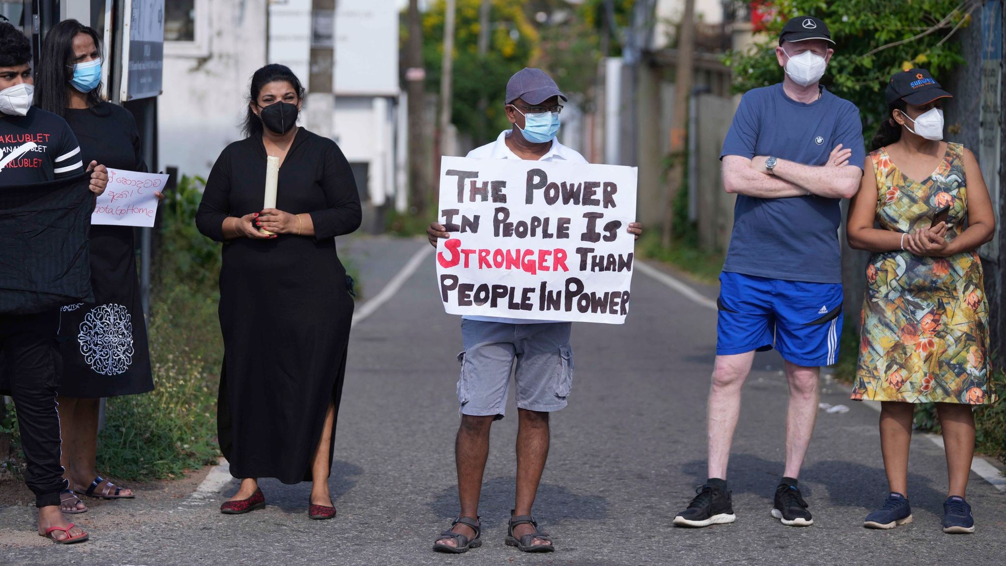 Sri Lanka: Tear gas and water cannon used as thousands break curfew to ...