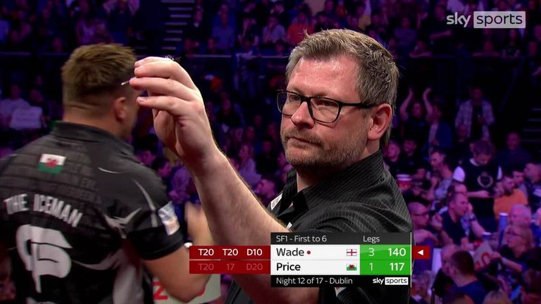 Clinical James Wade takes out 140! | Video | Watch TV Show | Sky Sports