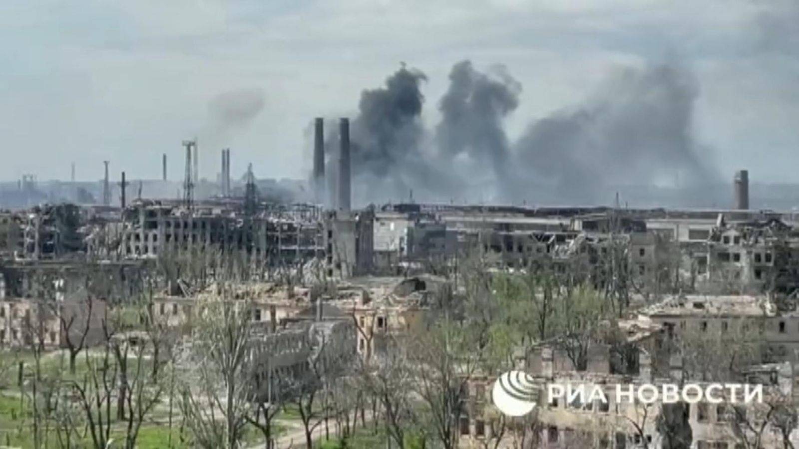 Ukraine war: Explosions at Azovstal steel plant in Mariupol | World ...