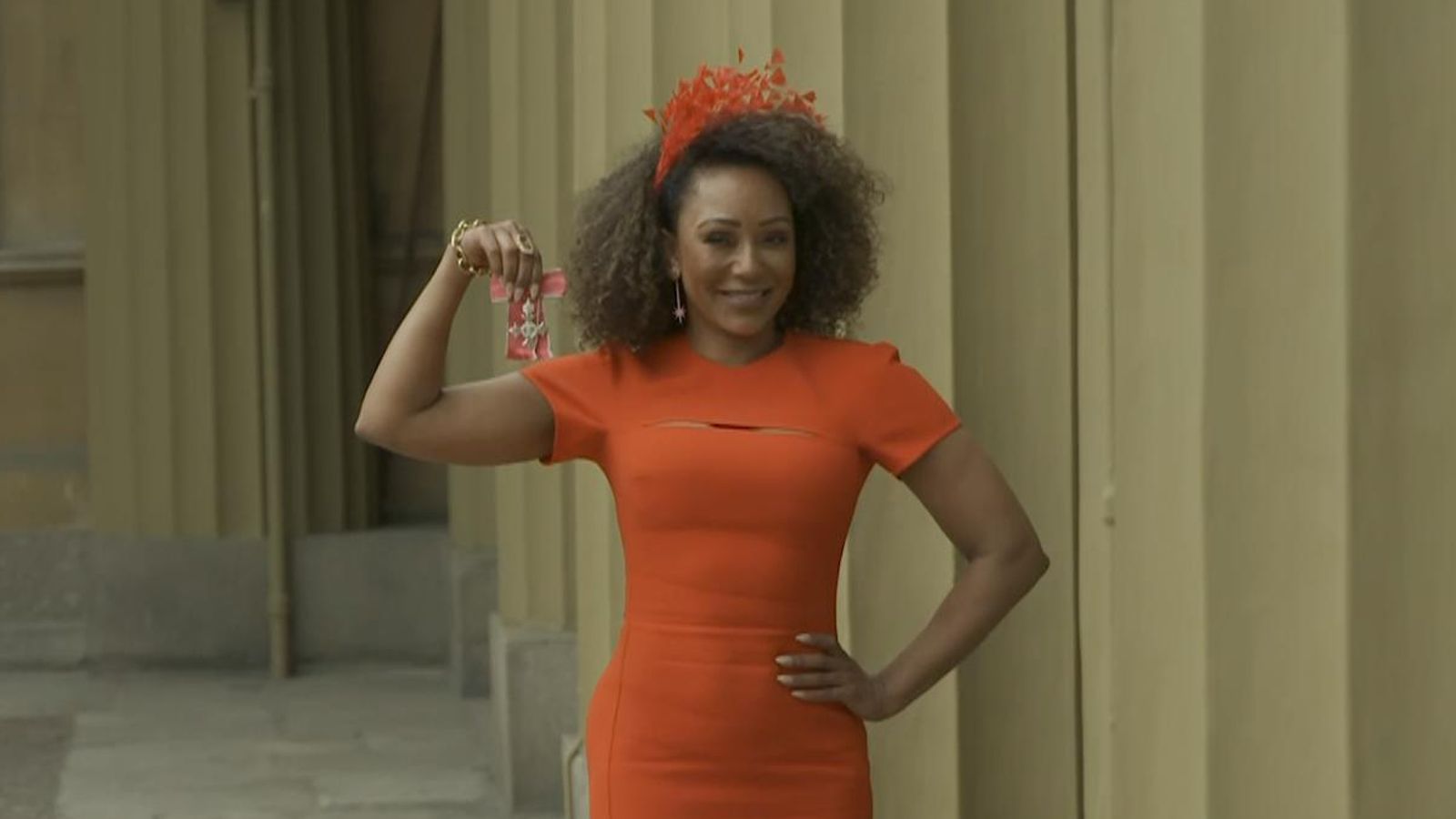 Mel B awarded MBE at Buckingham Palace | Ents & Arts News | Sky News