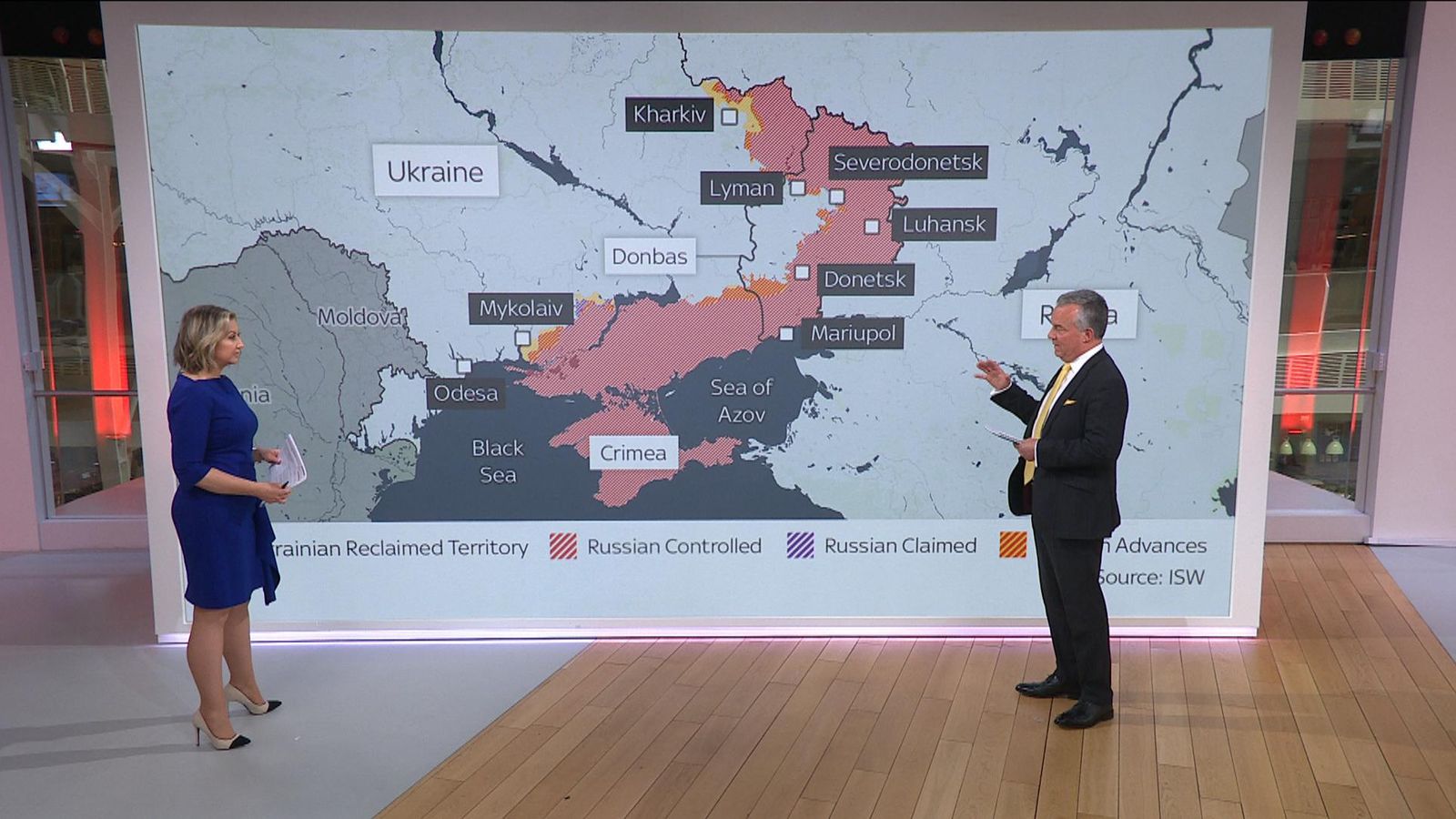 Russia makes slow progress | News UK Video News | Sky News