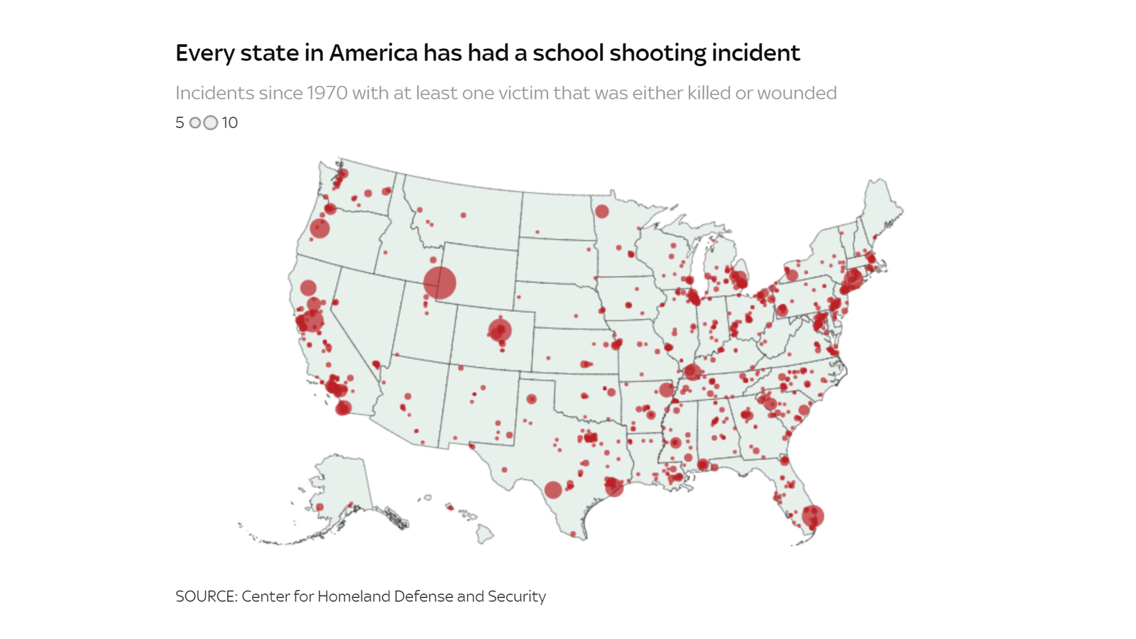 Texas school shooting: Every US state affected - maps reveal scale of ...