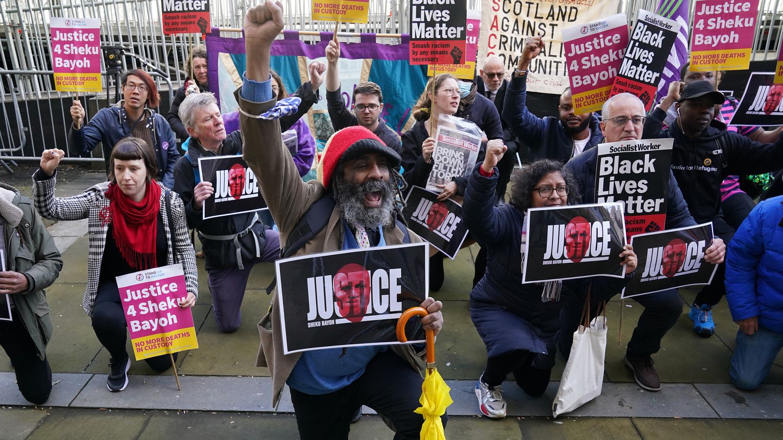 Sheku Bayoh's family demand answers | News UK Video News | Sky News