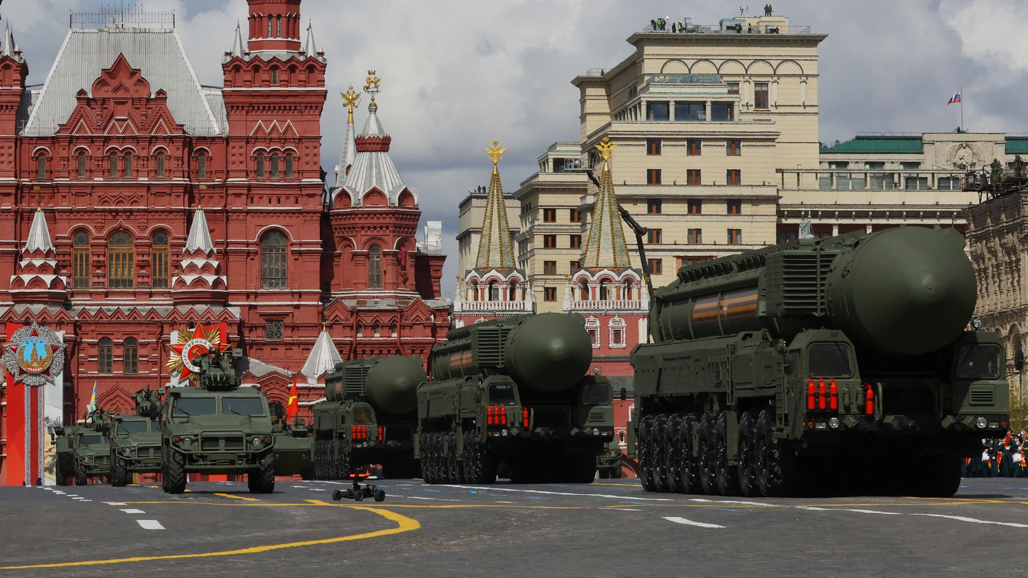Tanks, missiles, soldiers and snipers: Putin showcases Russia's ...