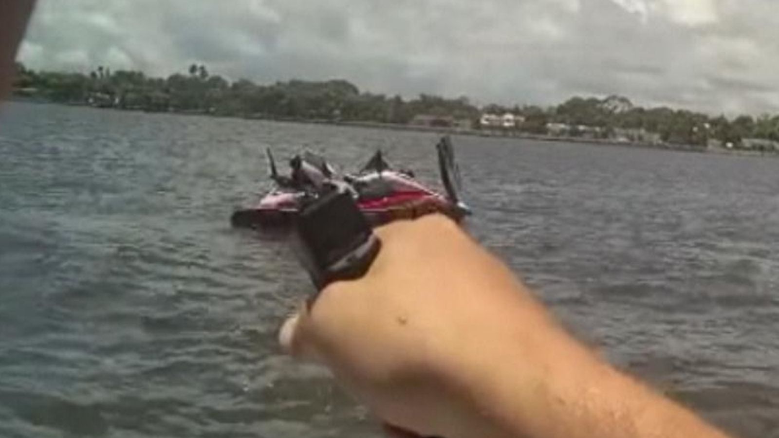 Police borrow boat to catch suspect on jet ski in Florida | US News ...