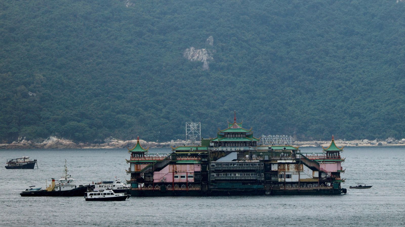 Hong Kong: Inquiry after iconic 80ft floating restaurant capsizes at ...