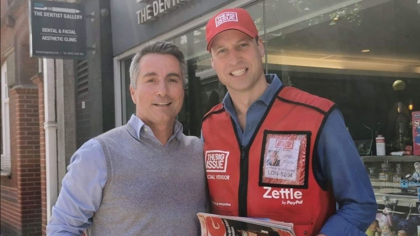 Prince William spotted selling Big Issue in central London | UK News ...