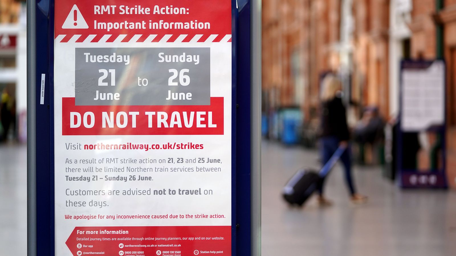Rail strikes: Working from home has made many jobs strike-proof | UK ...