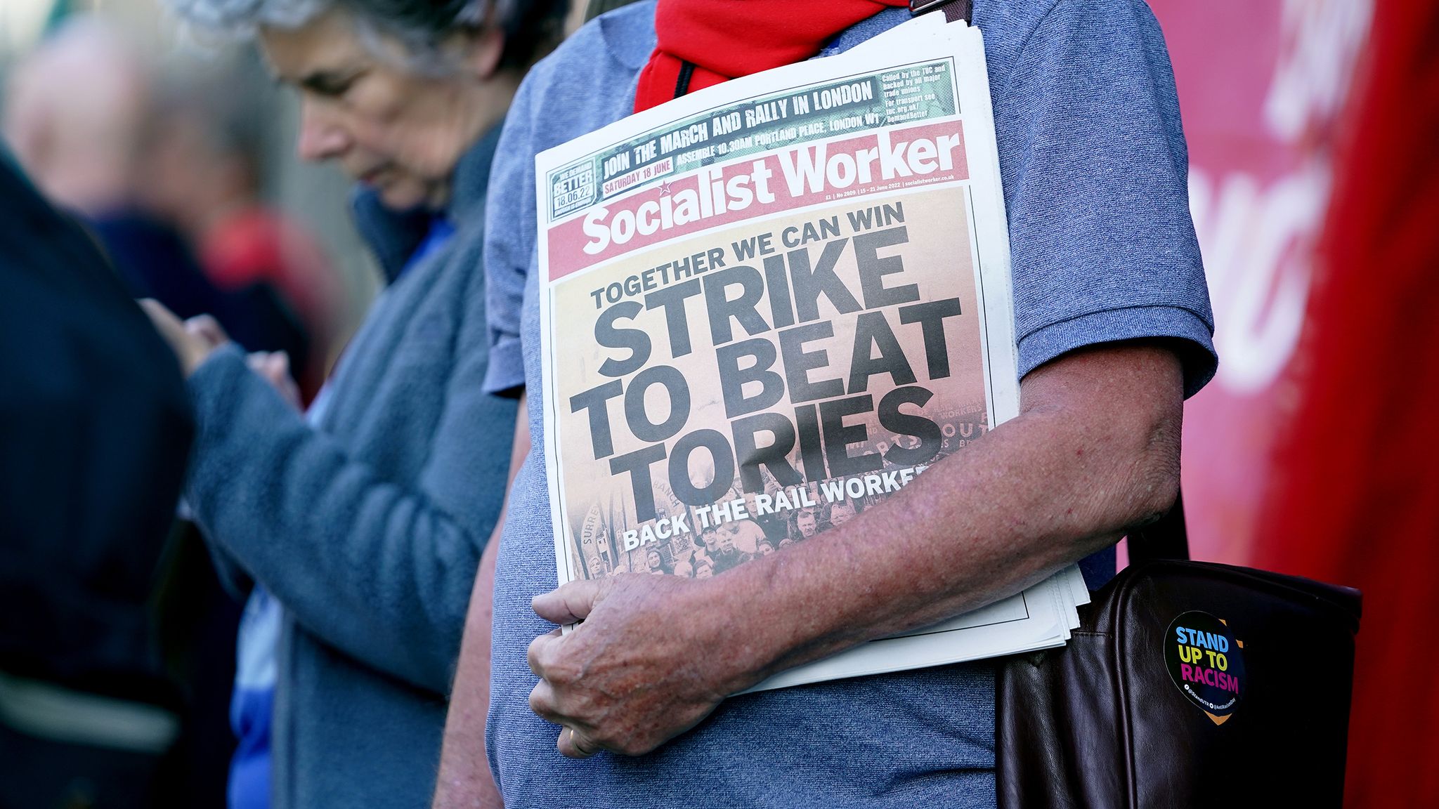 Deserted stations, stationary trains and picket lines: The rail strike ...