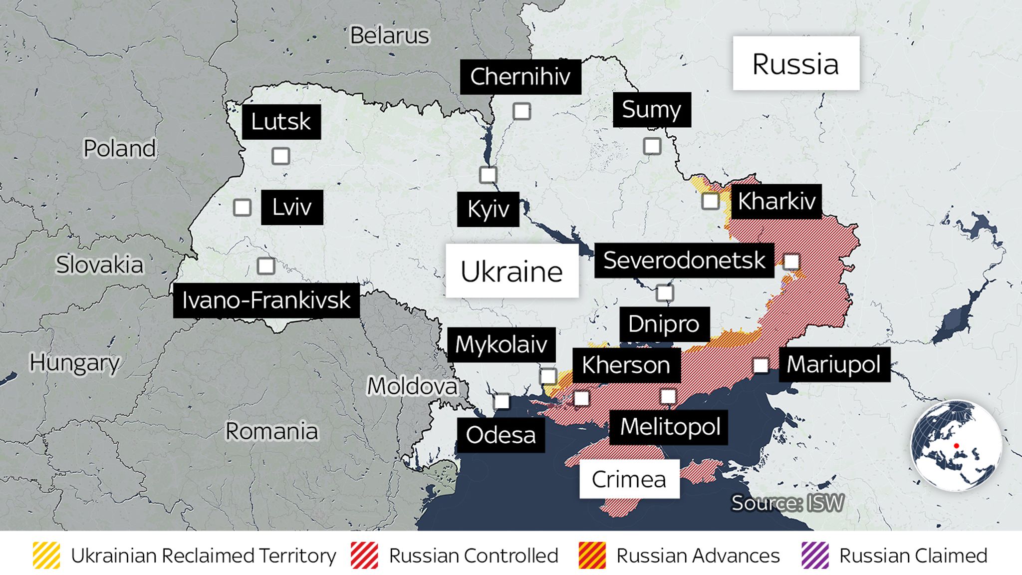Ukraine war: Severodonetsk now under Russian control following weeks ...