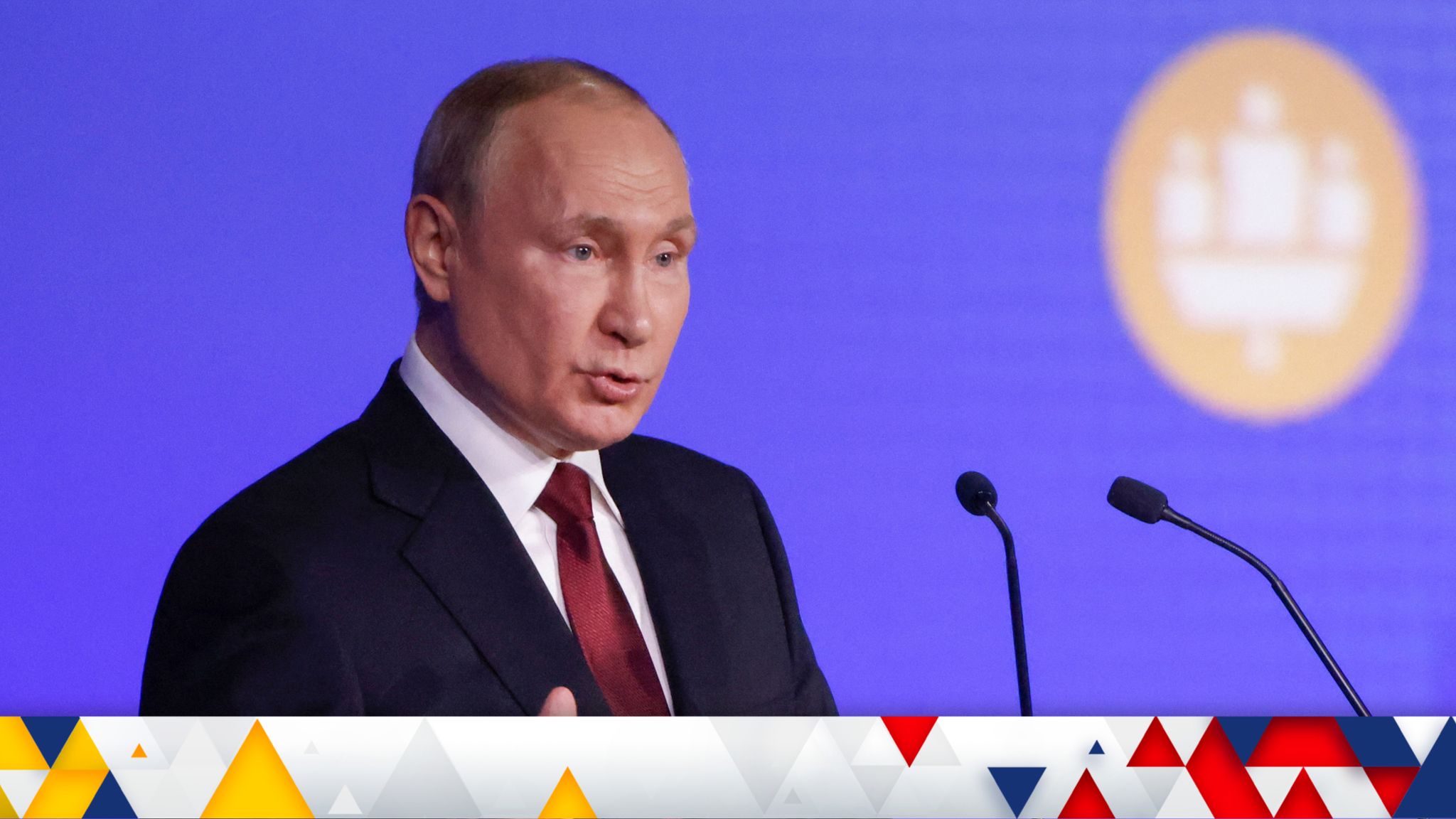 US acts as if it is 'sent by God to Earth' says Putin as he condemns ...