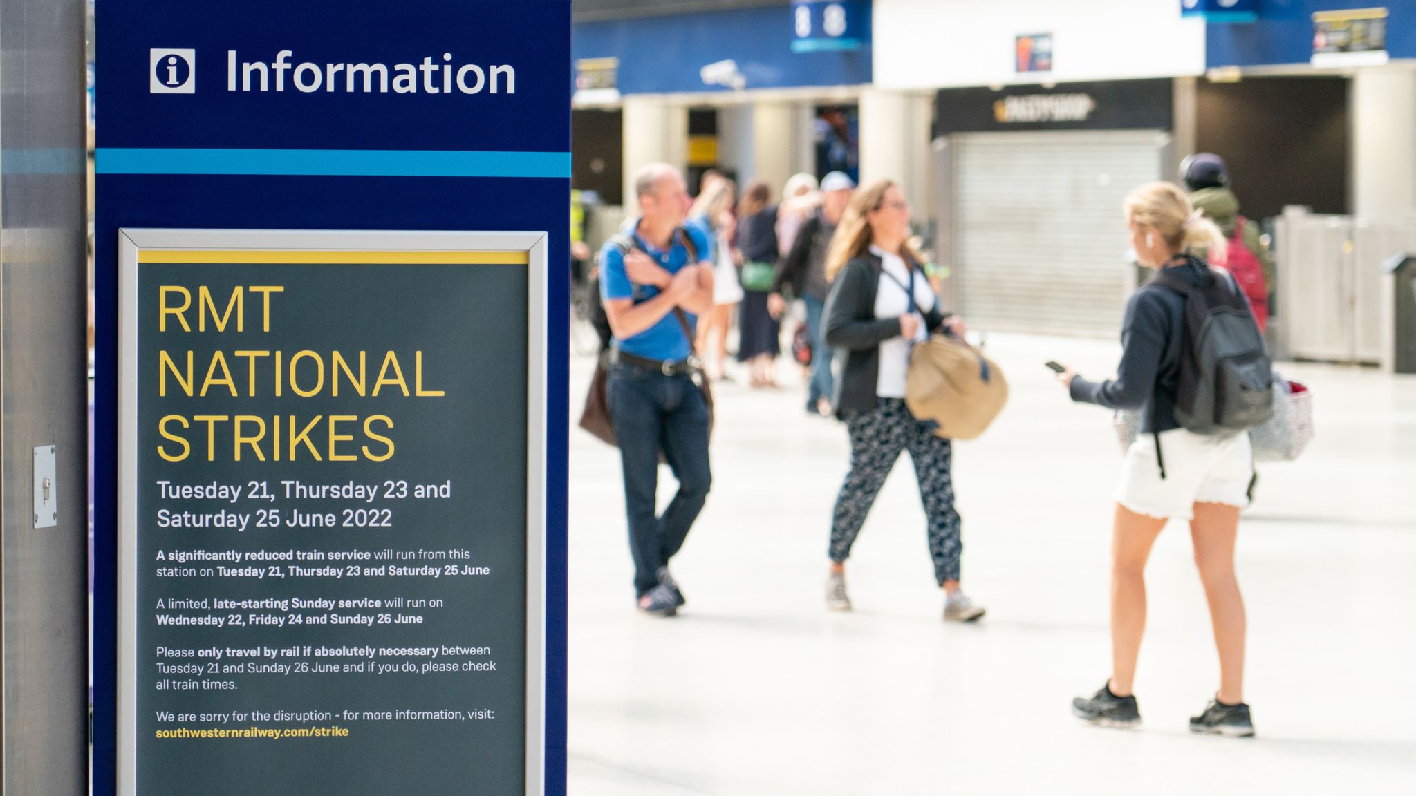 Rail strikes: RMT union 'won't hesitate' to take further industrial ...