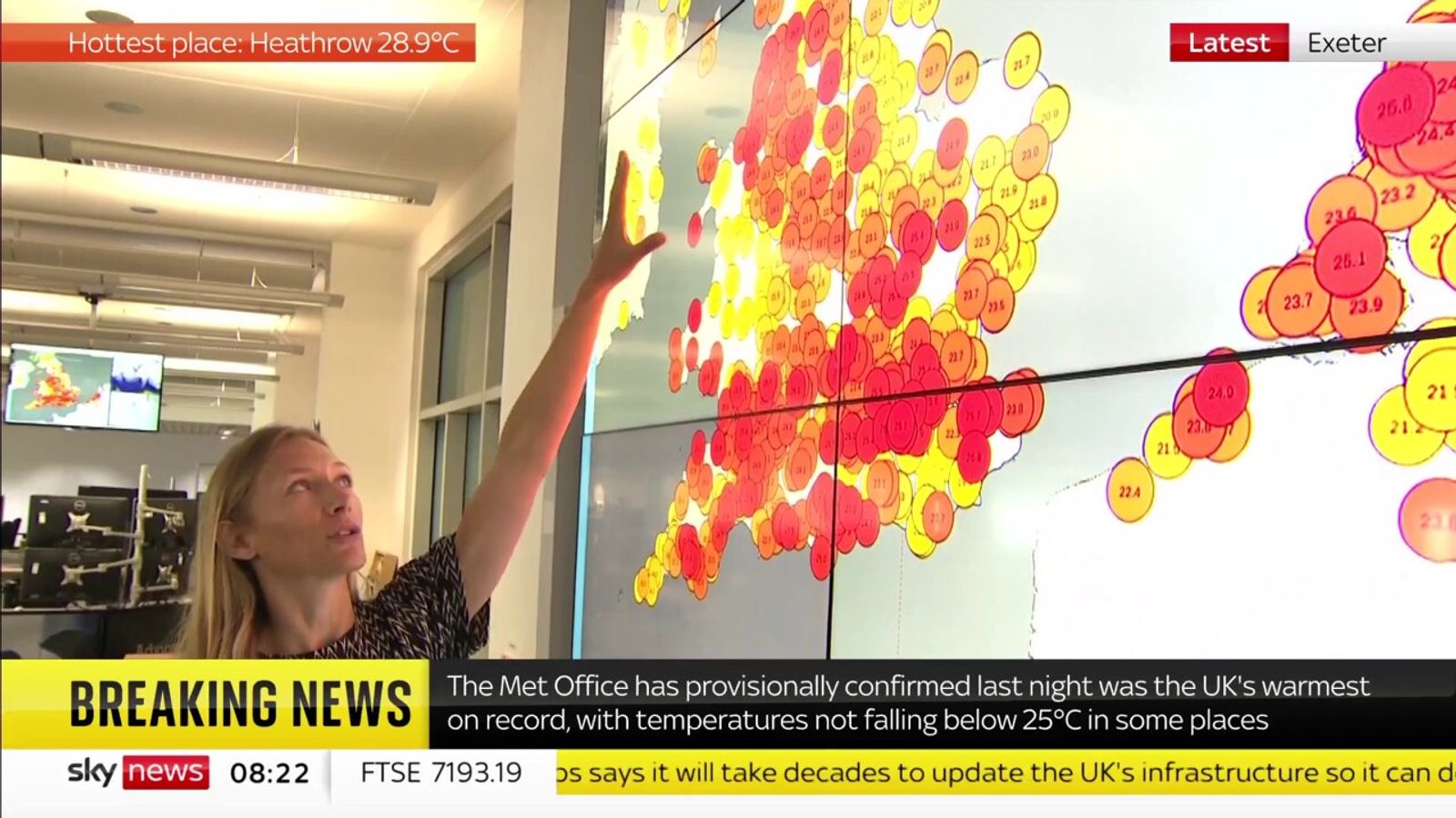 UK braced for record-breaking day | Weather News | Sky News