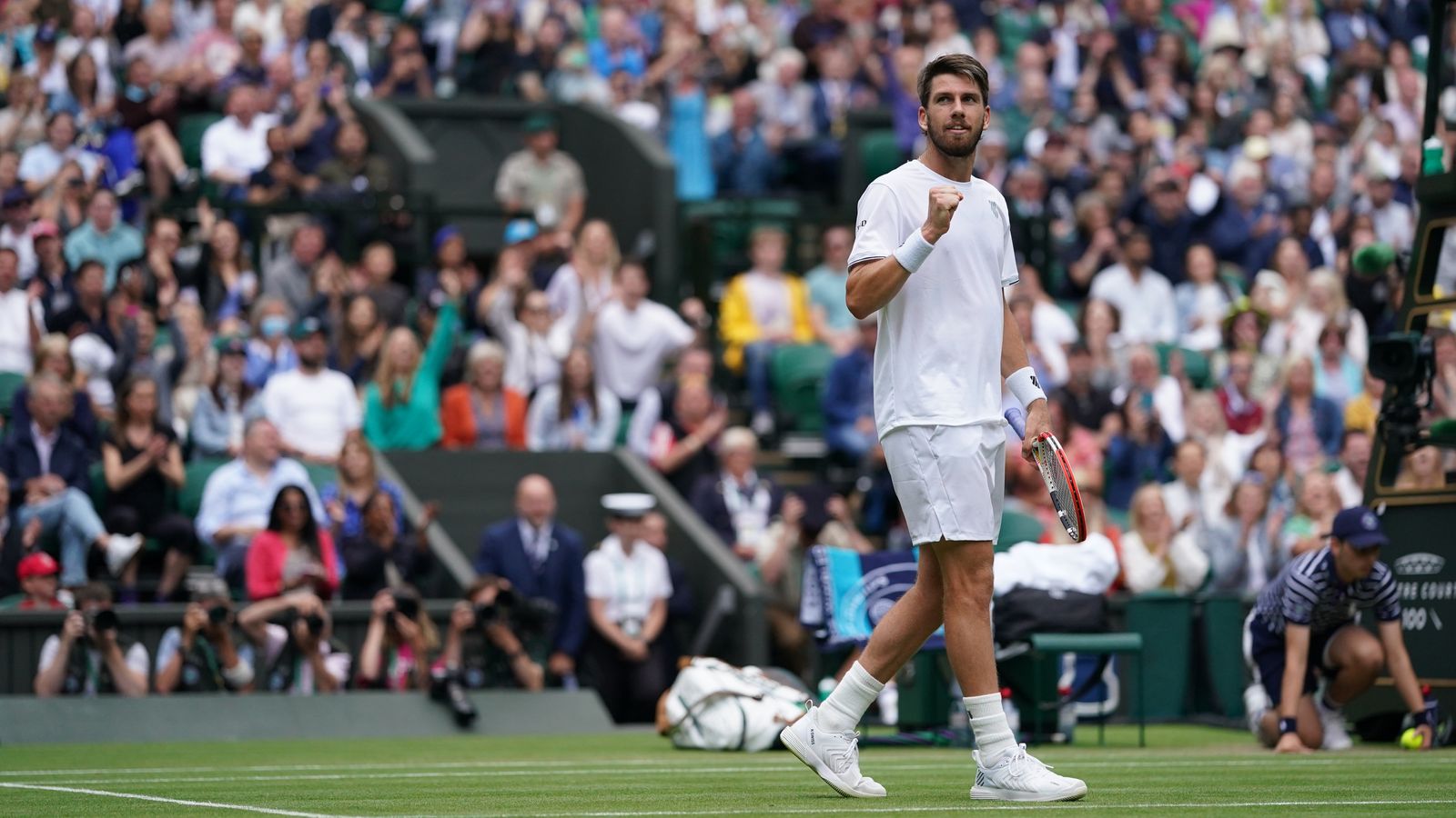 Cameron Norrie: British number one reaches last 16 of Wimbledon for ...