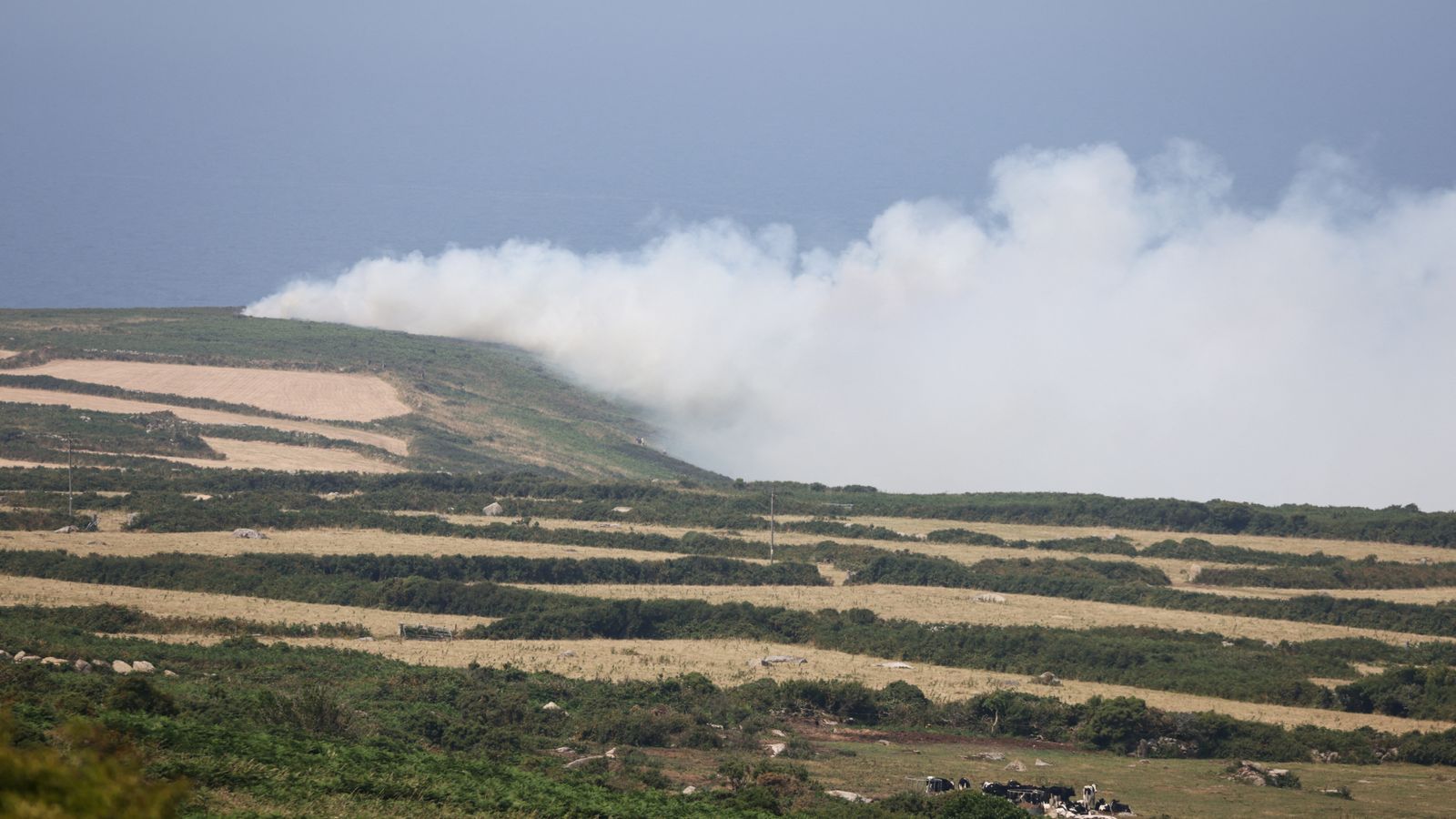 Most striking UK heatwave pictures - from melting lights to wildfires ...