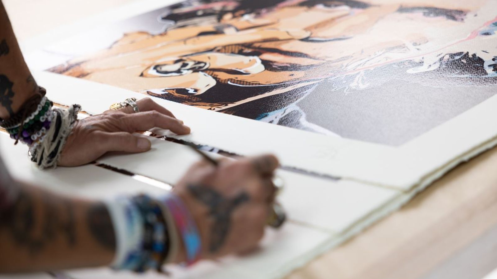 Johnny Depp raises around £3m in hours by selling prints from his debut ...