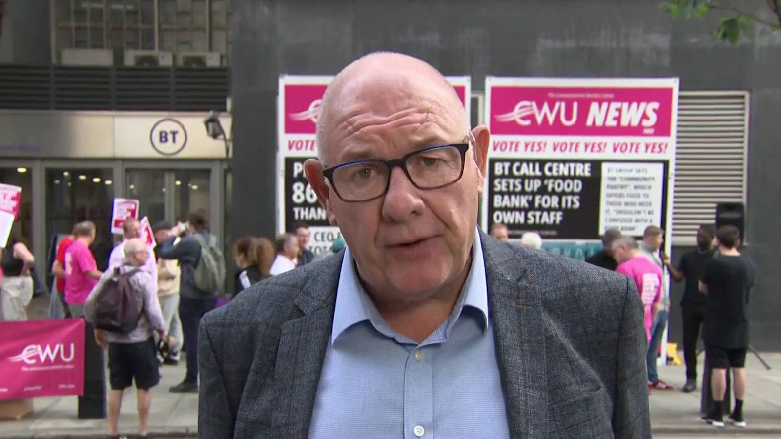 BT 'ripping off' workers says union | News UK Video News | Sky News