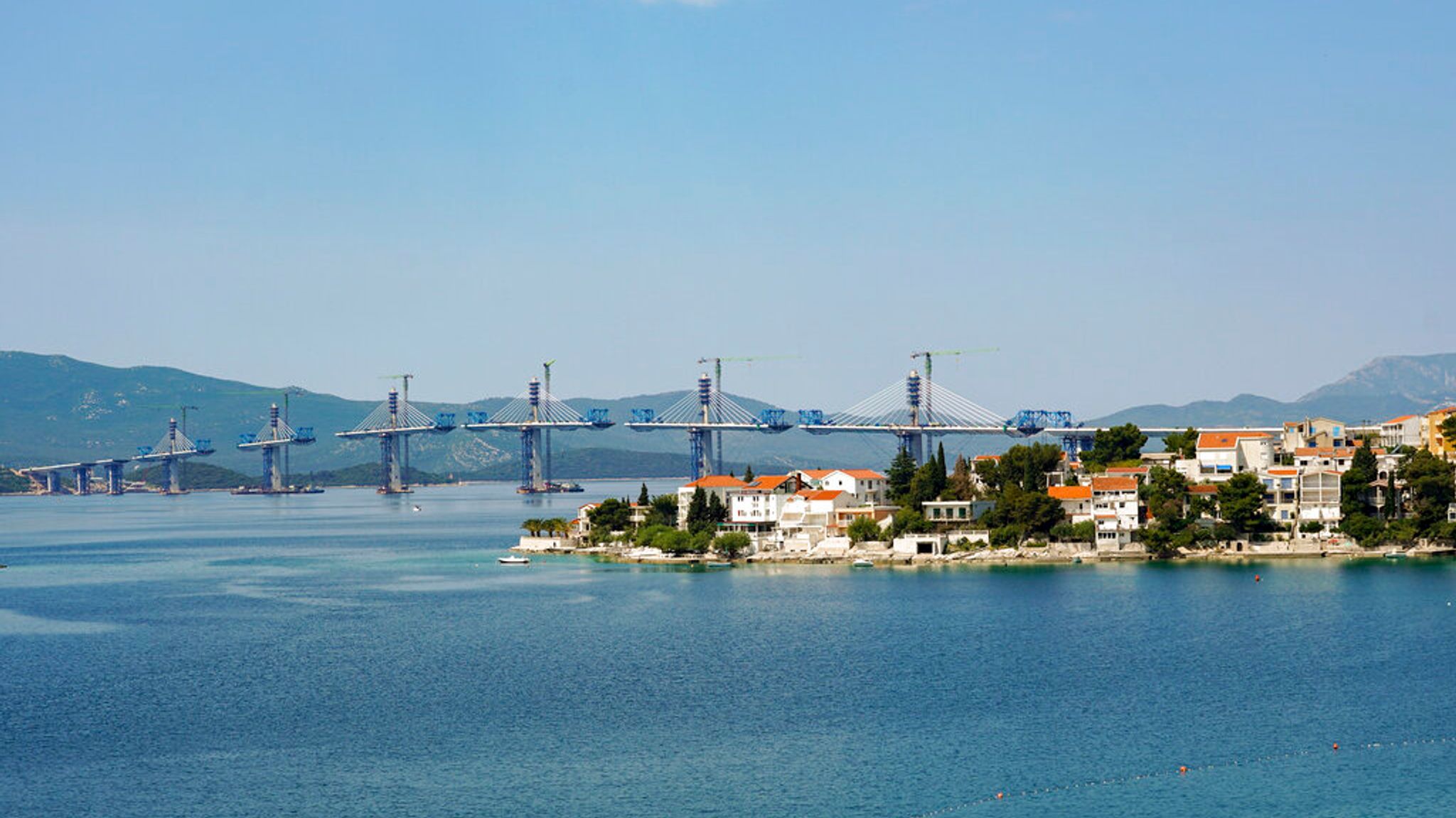 Bridge connecting Croatia's mainland to southern peninsula opens ...