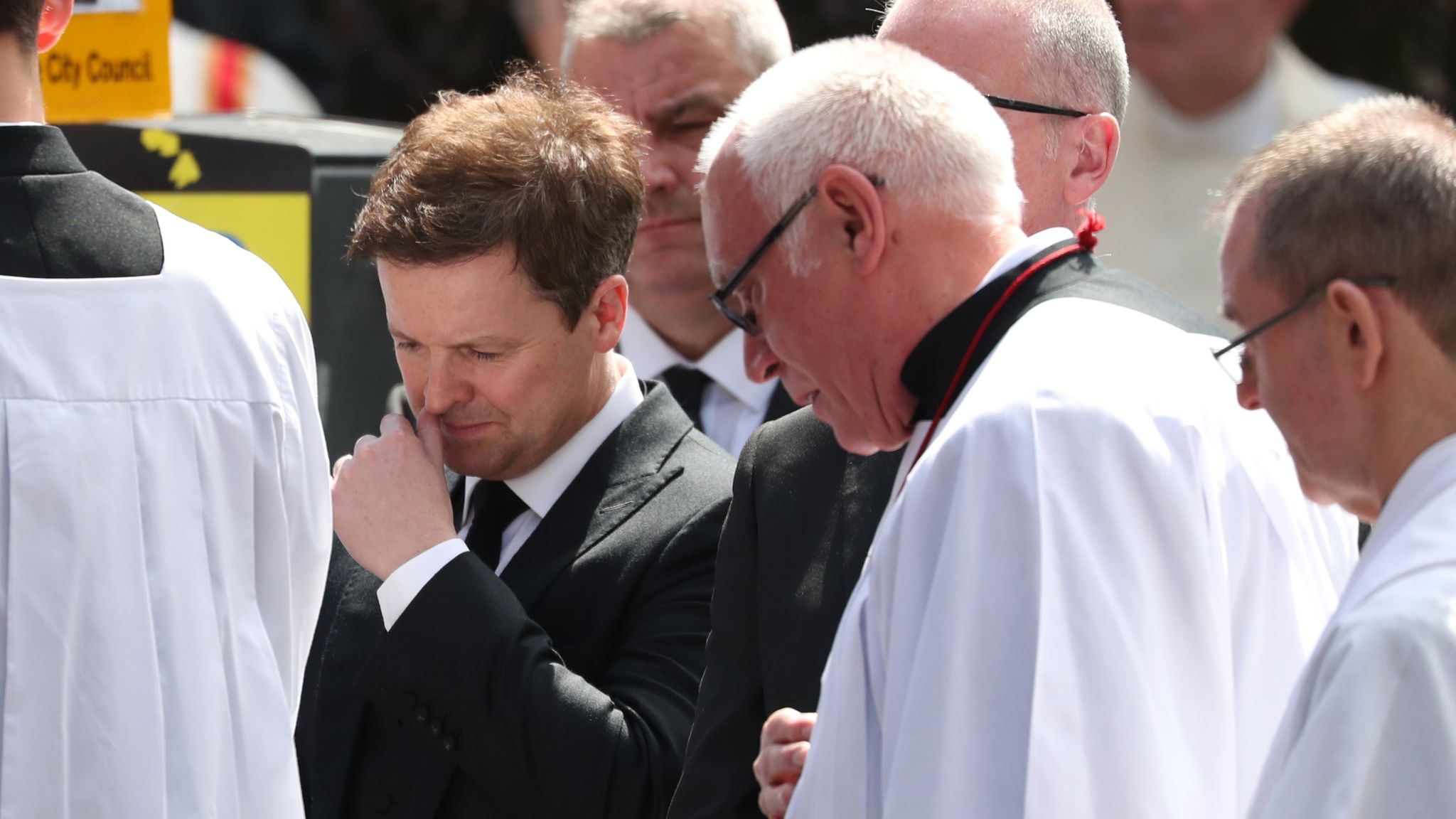 Declan Donnelly attends Requiem Mass for his brother, Father Dermott ...