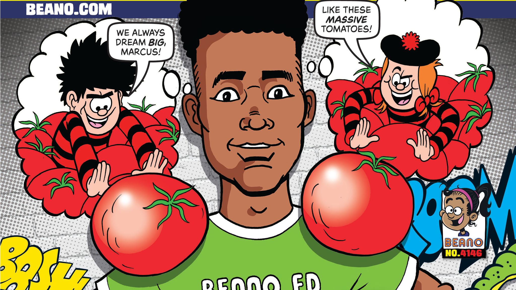 Marcus Rashford urges children to 'embrace differences' as Beano guest ...
