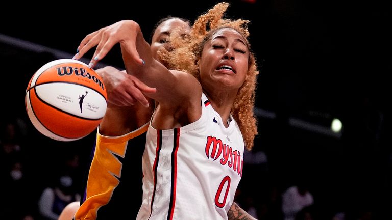 WNBA: Washington Mystics 94-81 Los Angeles Sparks | Video | Watch TV ...