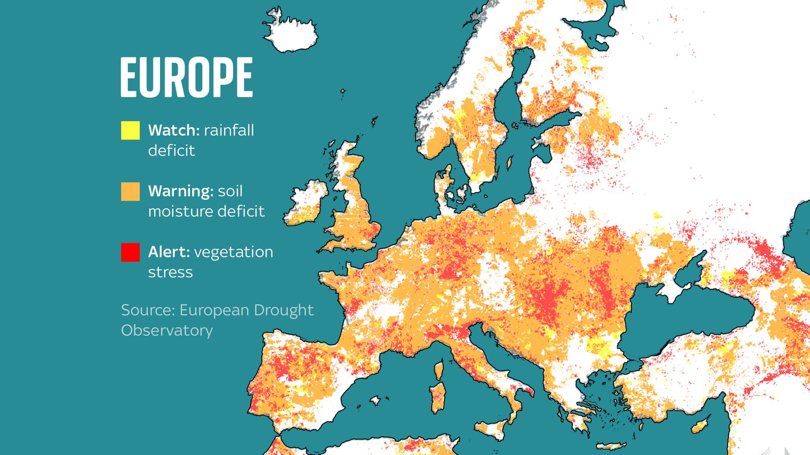 Europe's drought on course to be worst for 500 years, European Union ...