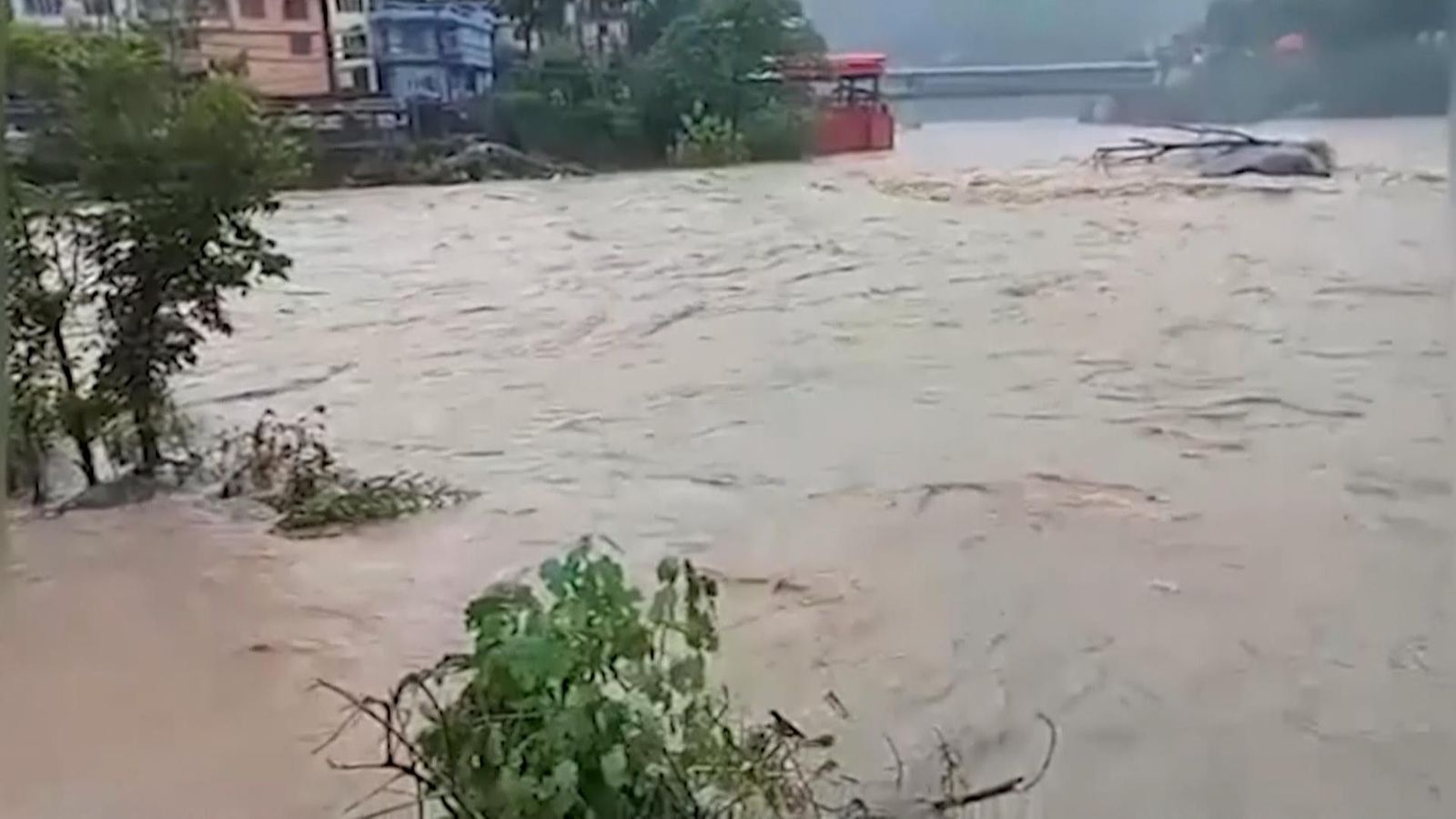 Floods and landslides leave dozens dead in India | World News | Sky News