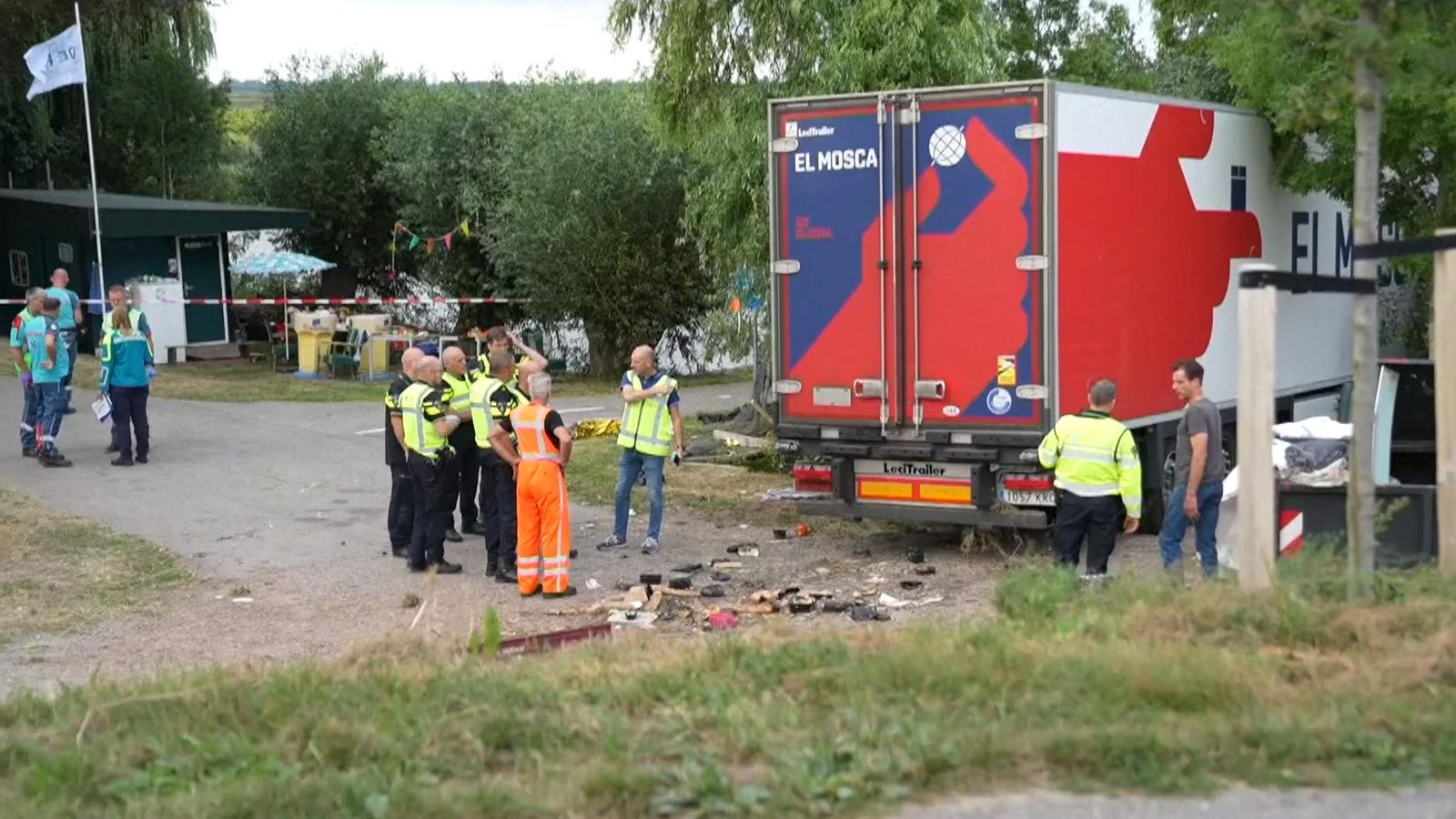 Six killed after lorry crashes into neighbourhood barbecue in ...