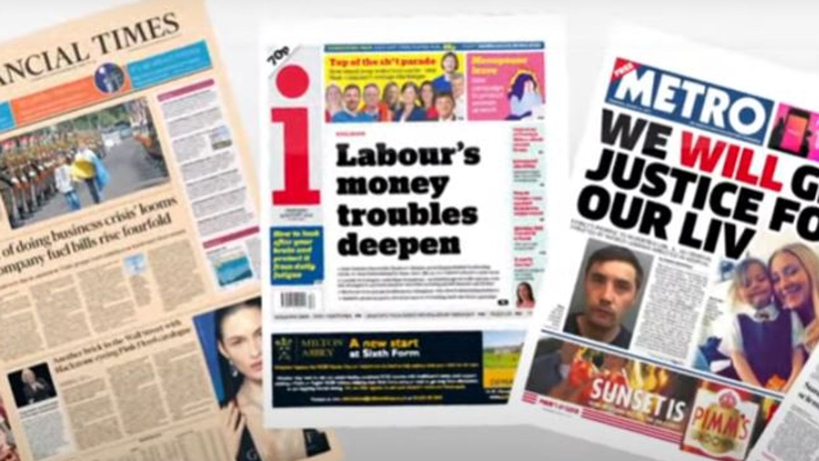 Press Preview: A look inside Thursday's newspapers | News UK Video News ...