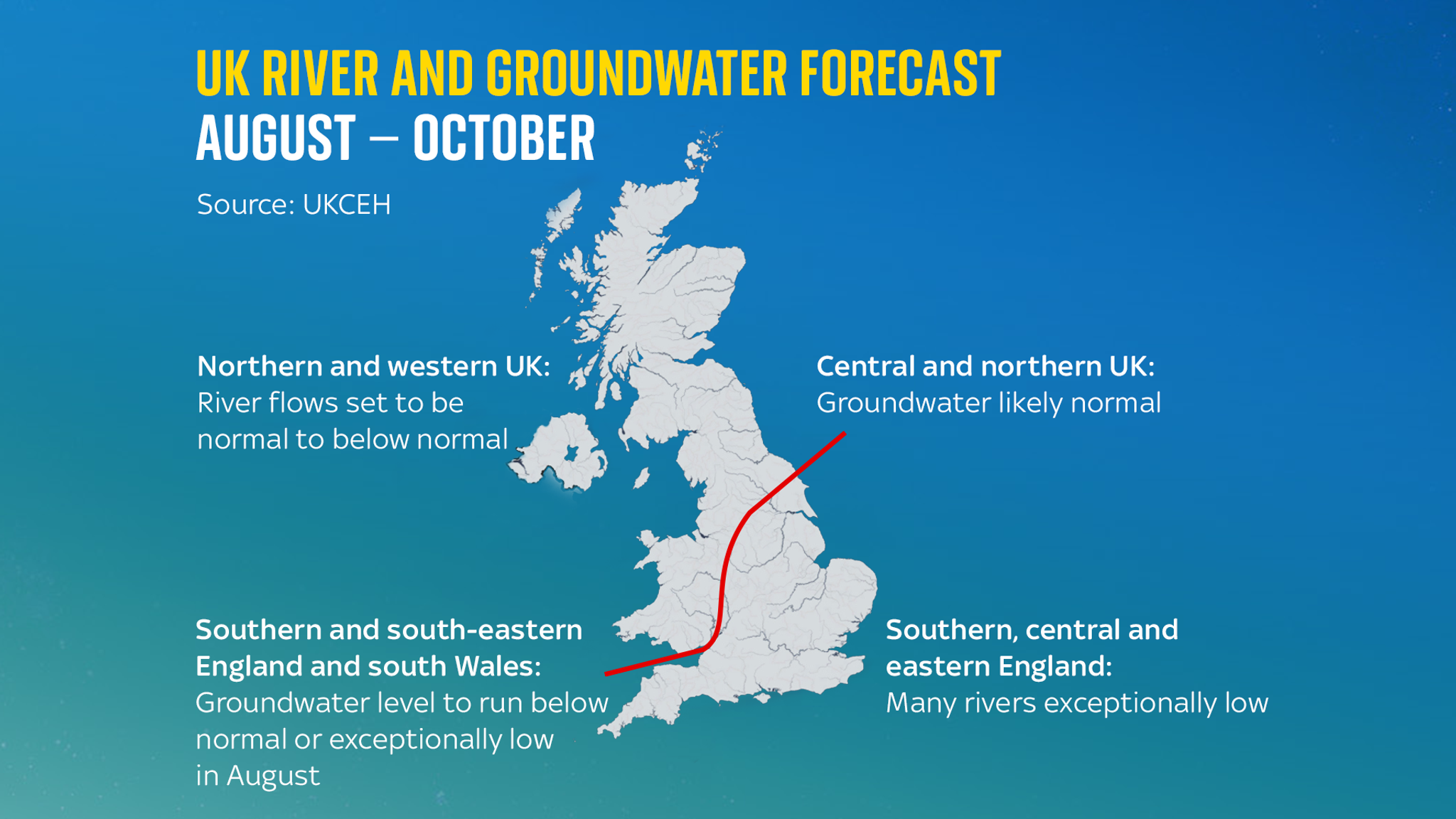 Rivers to run 'exceptionally' low in central and southern England | Sky ...