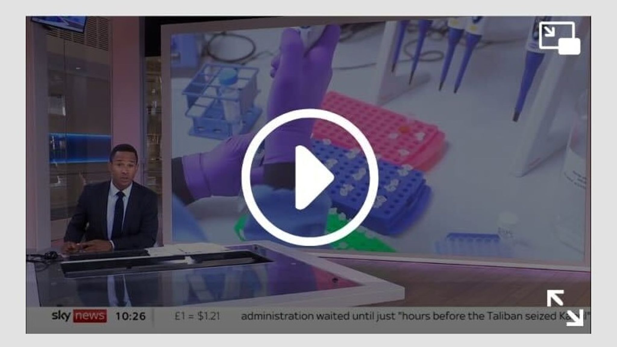 You can now watch Sky News live while scrolling through the news. This ...