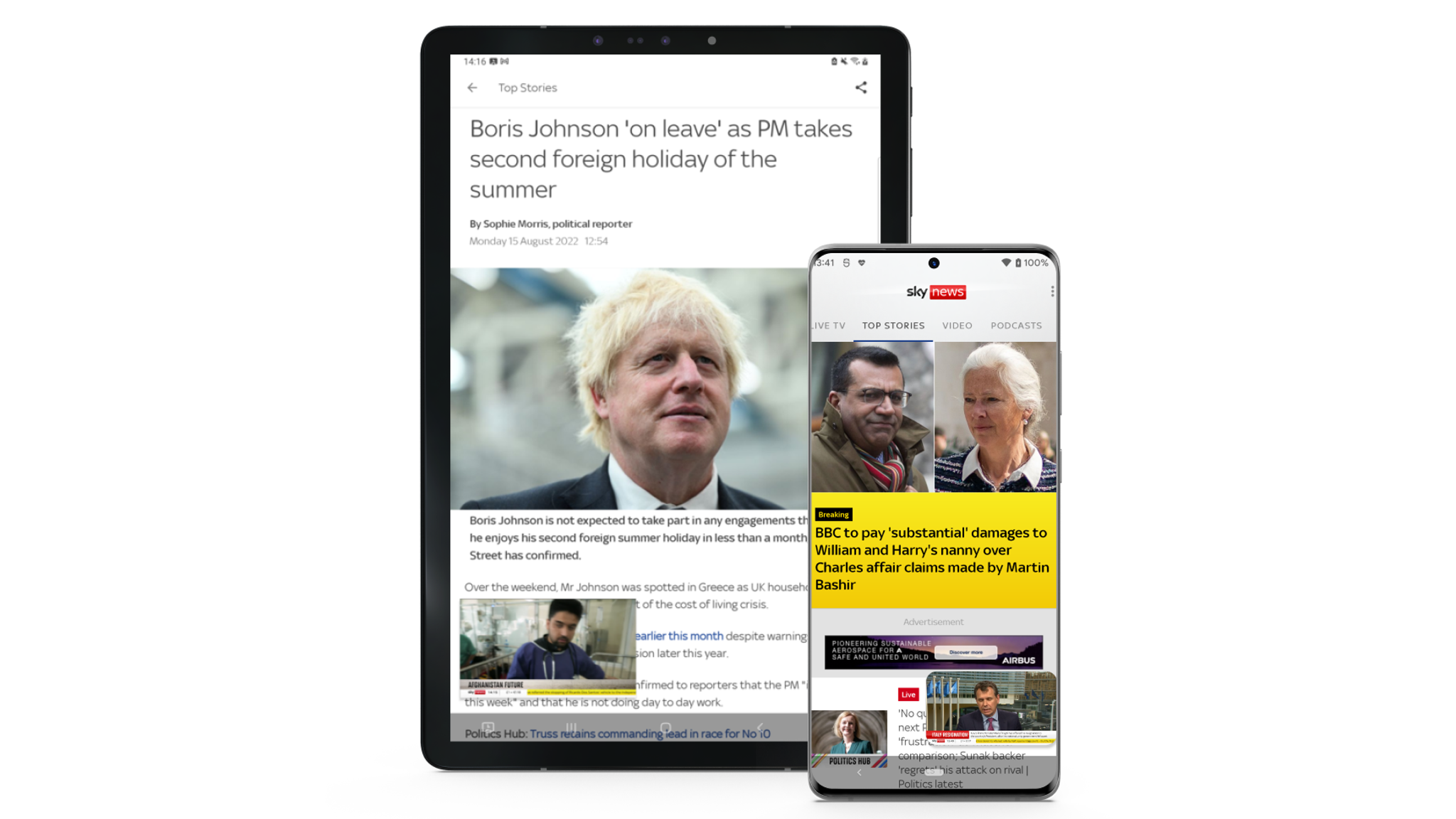 You Can Now Watch Sky News Live While Scrolling Through The News This You Can Now Watch Sky News Live While Scrolling Through The News This