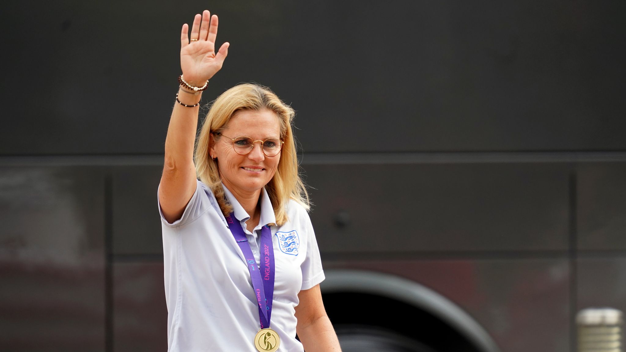 Lionesses' victory party in pictures | UK News | Sky News