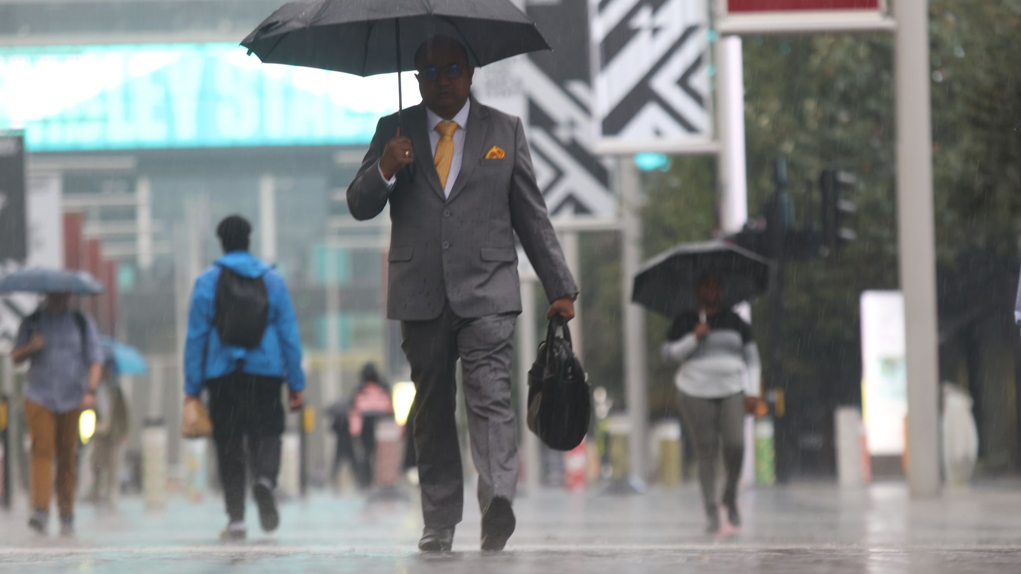 UK weather: Torrential rain hits the UK with some train stations forced ...