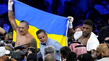 Ukraine's Oleksandr Usyk beats Anthony Joshua in heavyweight rematch after split points decision ...